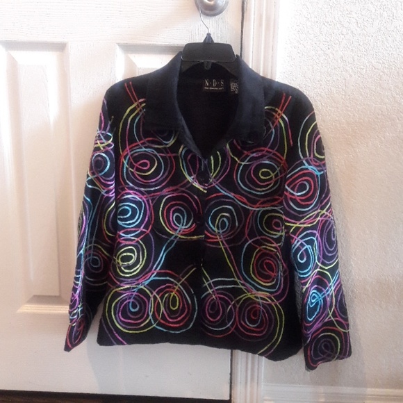 new directions | Jackets & Coats | Multi Colored Light Jacket | Poshmark